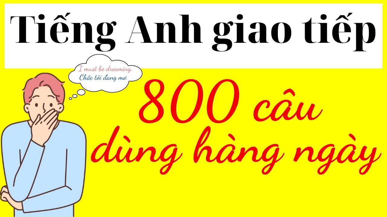 800 daily English conversation sentences - ENDLESS